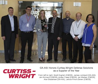 GA-ASI Honors Curtiss-Wright Defense Solutions as a Supplier of the ...
