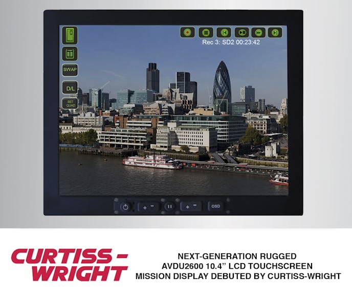 Next-Generation Rugged 10.4" LCD Touchscreen Mission Display Debuted by ...