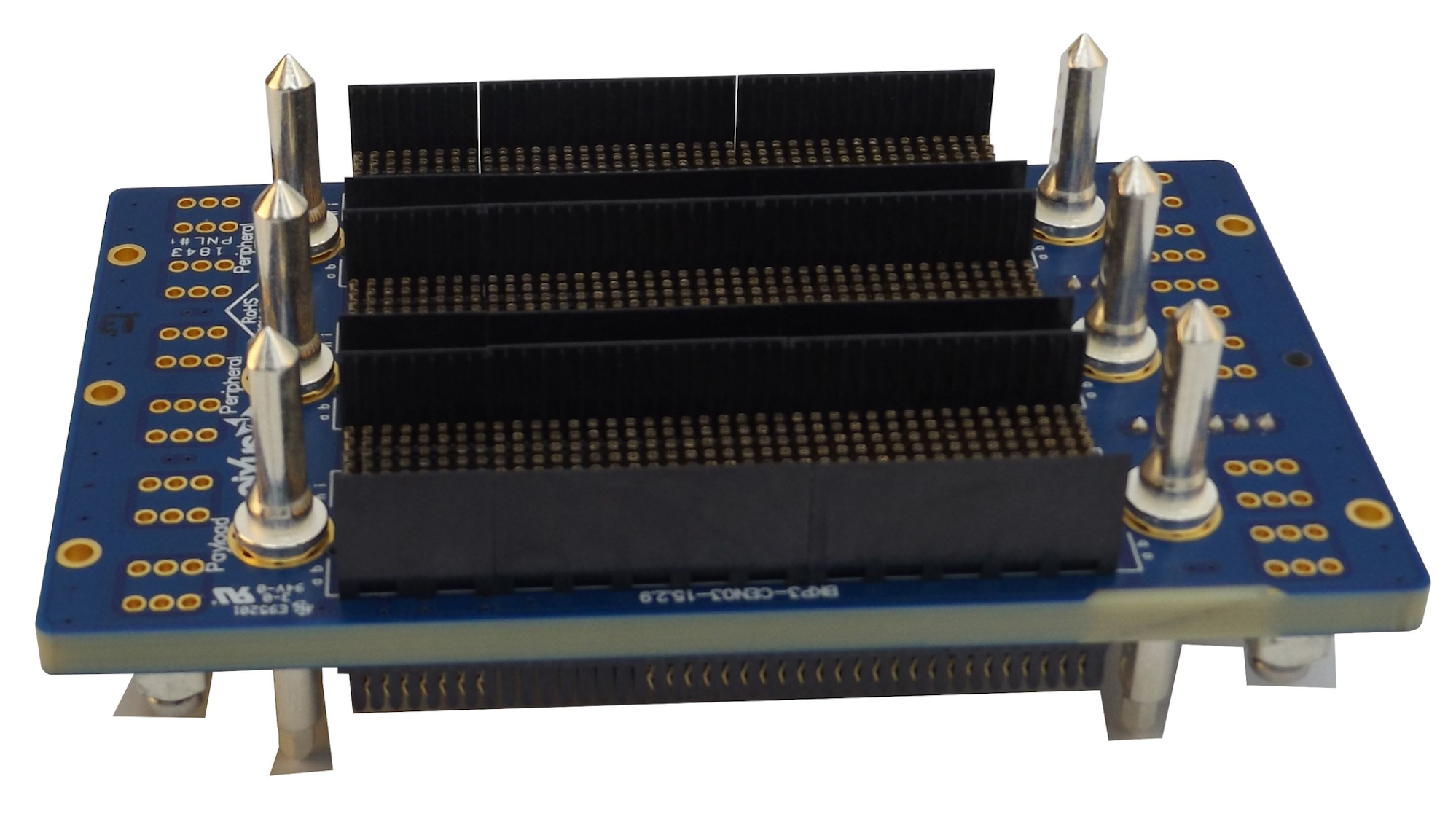 3 Slot 3u Openvpx Embedded Computing Backplane For Use In Harsh