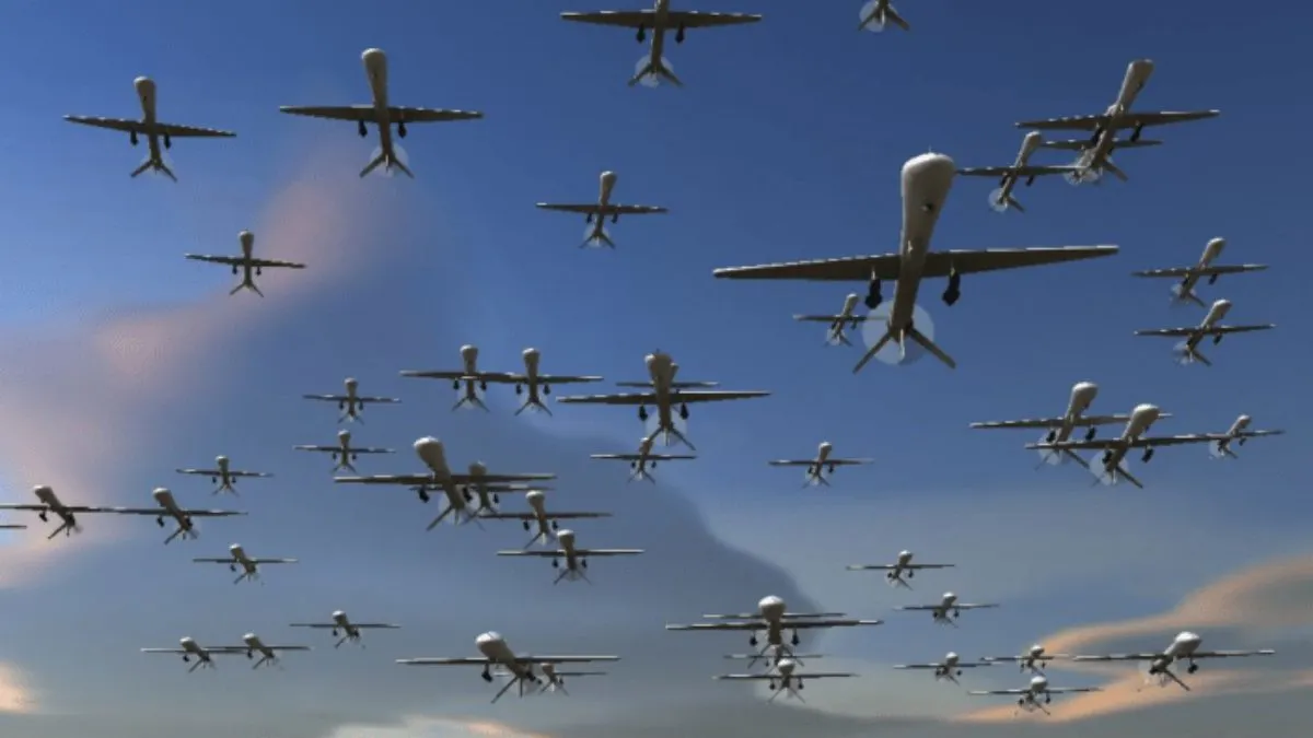 unmanned swarming network | Military Aerospace