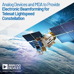 Analog Devices and MDA collaborate to provide electronic beam forming ...