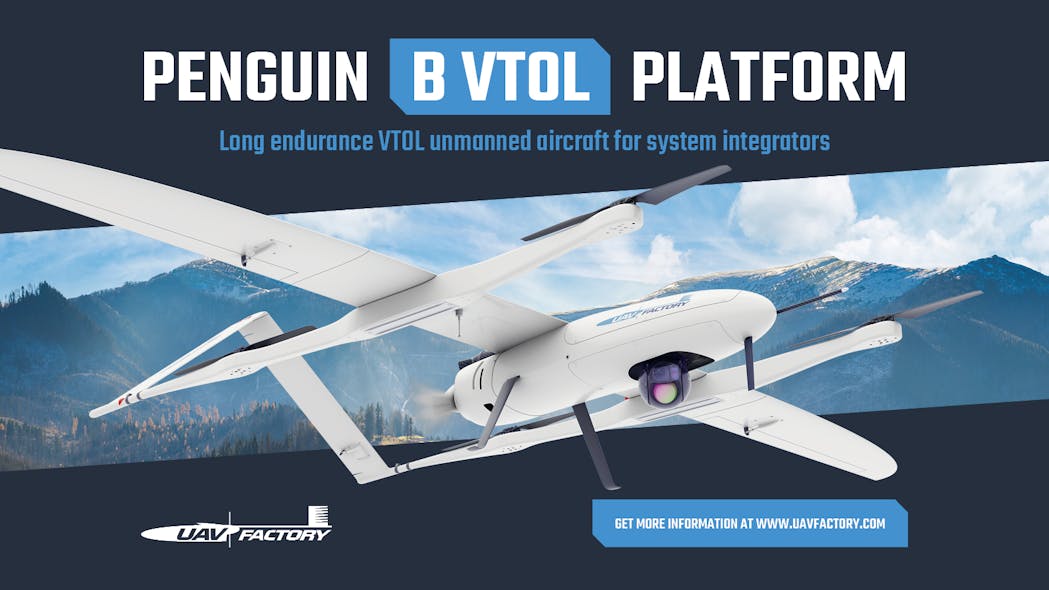 UAV Factory announces the release of its Penguin B VTOL long-endurance ...