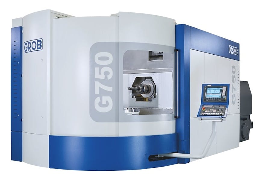 GROB Systems introduces new G750 5-axis universal machining center ...