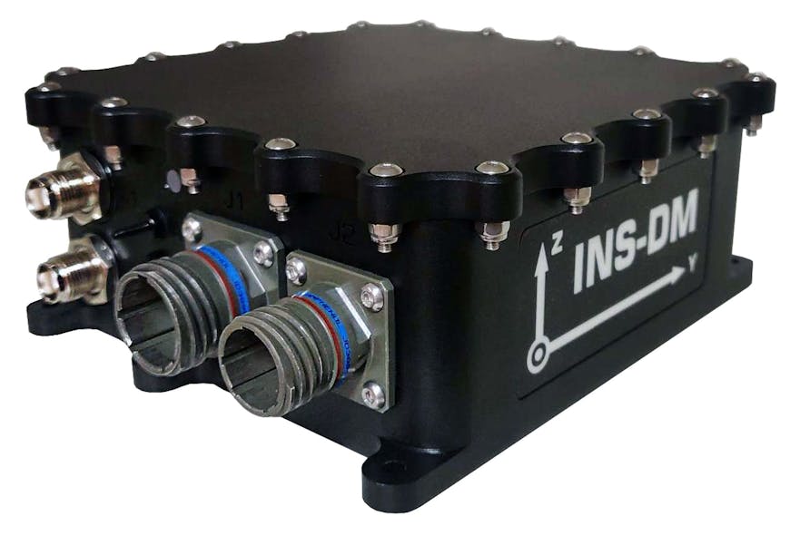 Inertial navigation that combines attitude and heading, air data ...