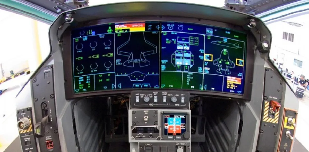 Panoramic Display F 35 Cockpit Avionics Military Aerospace Panoramic Display F 35 Cockpit Avionics Military Aerospace