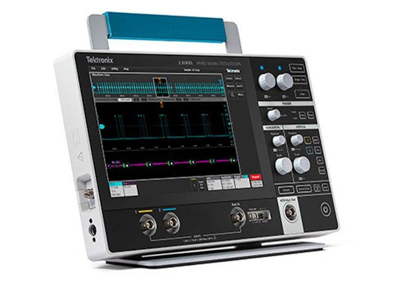 Portable, lightweight oscilloscope with benchtop test and measurement ...