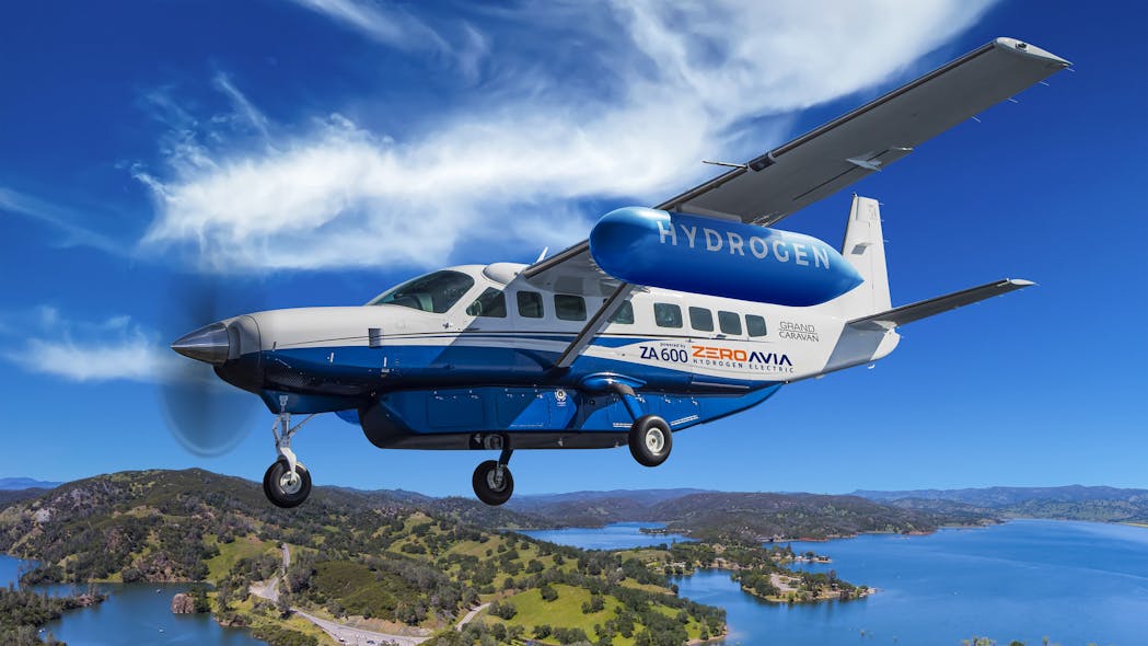 Textron Aviation taps ZeroAvia to develop hydrogen-electric powertrain ...