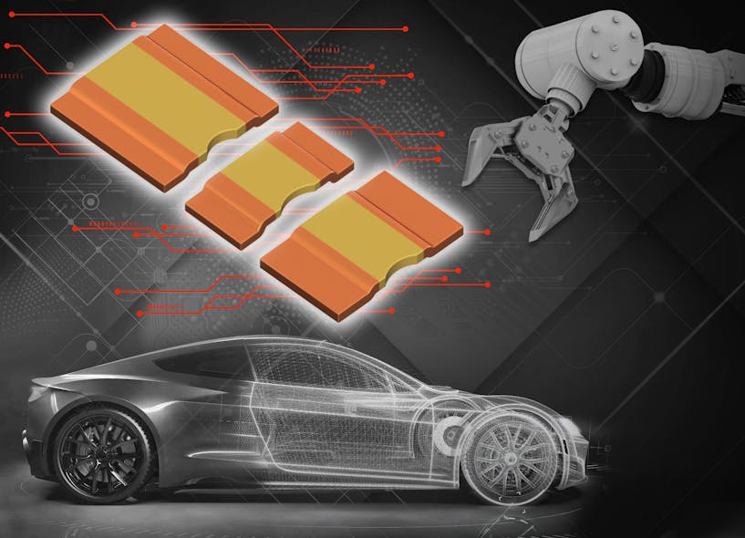 12-Watt-rated metal plate shunt resistor for high-power auto and ...