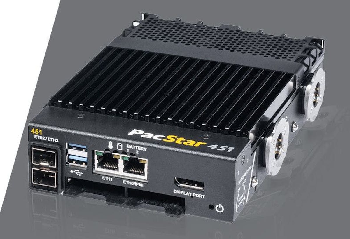 Rugged computer server for artificial intelligence (AI) uses at the edge introduced by Curtiss ...