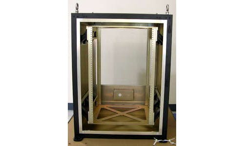 SIR-6500 Shock Isolated EMI Shielded Equipment Rack | Military Aerospace