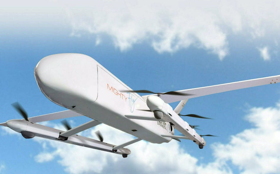MightyFly debuts third-gen autonomous delivery eVTOL | Military Aerospace