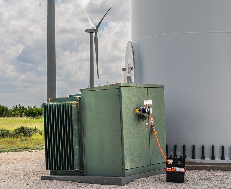 Battery-powered remote switch kit for power transformer switching ...